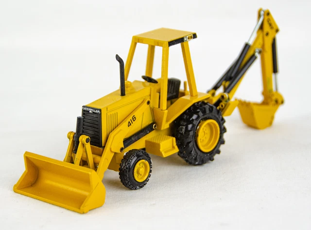NZG CATERPILLAR CAT 416 1:50 Scale Backhoe Loader Diecast Model Vehicle ...