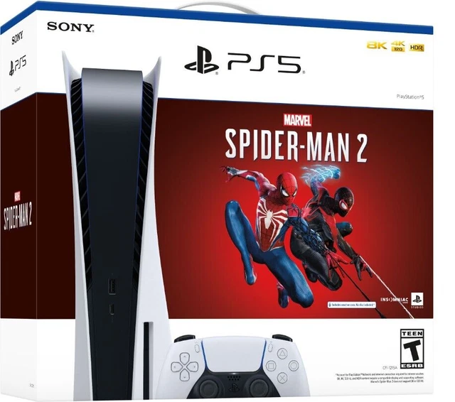 Ps5 Playstation 5 Disc Edition Marvels Spider Man 2 Lot Neuf Livraison