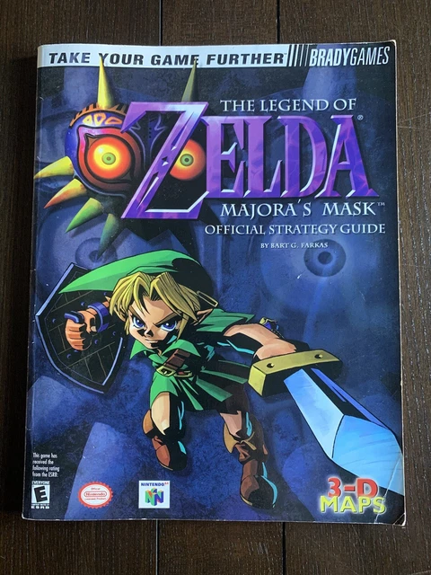 THE LEGEND OF Zelda Majoras Mask N64 Official Strategy Guide VGC NO ...