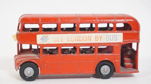 VINTAGE MODEL CAR Lone Star Old City Bus London Victoria Station Double ...