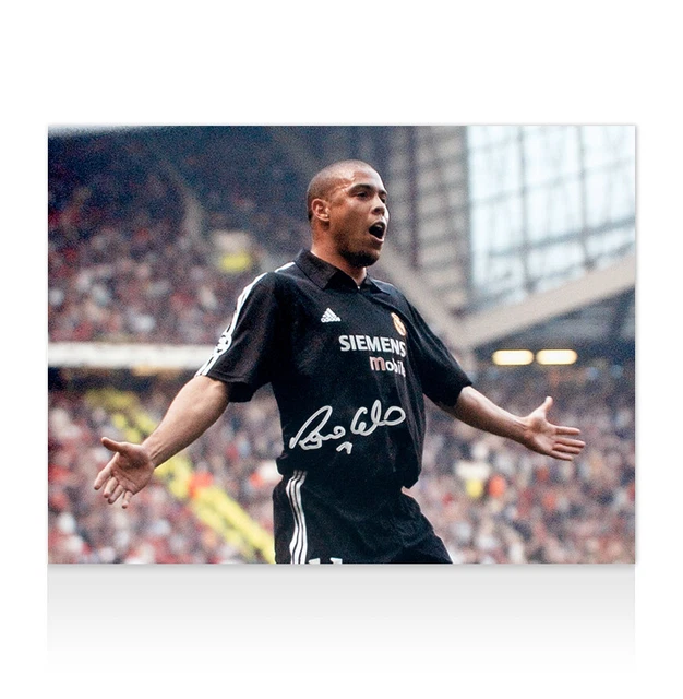 RONALDO SIGNED REAL Madrid Photo: Celebration Autograph £30.00 ...