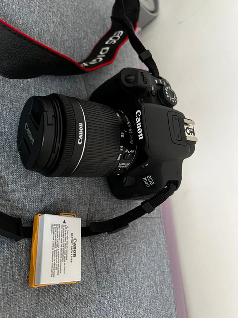 CANON EOS 700D DSLR Camera & EF-S 18-55mm Zoom Lens Kit Boxed Battery ...