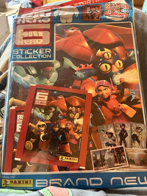 PANINI BIG HERO 6 Sticker Album Collection Starter Pack Sealed New ...