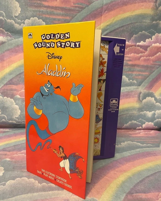 GOLDEN SOUND STORY Book Aladdin Electronic Storybook Music Disney ...