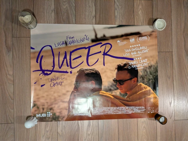 QUEER UK FILM Quad - Great COndition - Daniel Craig, MUBI £20.00 ...