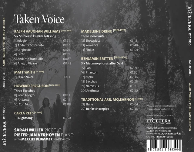 SARAH MILLER SARAH Miller/Pieter-Jan Verhoyen/Merriel Plummer: Taken ...