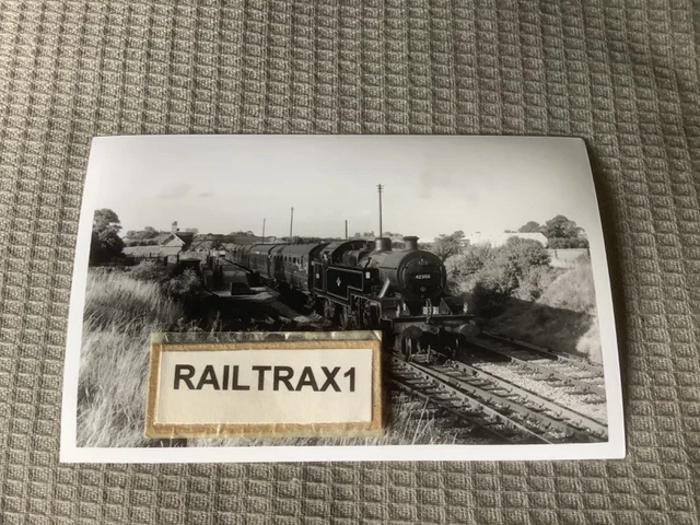 RAILWAY STEAM PHOTOGRAPH - 42350 At Higham Ferrers Station - August ...