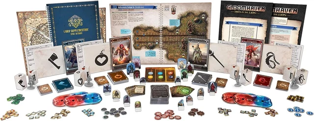ASMODEE - GLOOMHAVEN Second Edition: Jaws of the Lion - Board Game, 1-4 ...