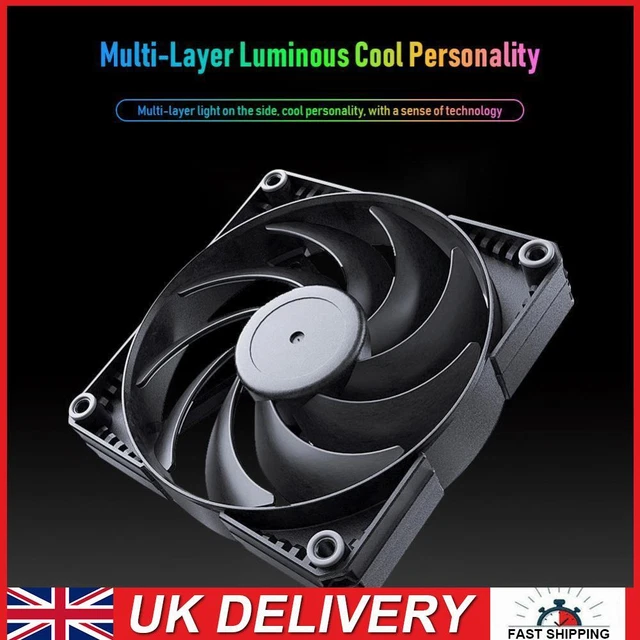 PHANTEKS 4-PIN PWM PC Case Cooling Fan Hydraulic Bearing Radiator CPU ...