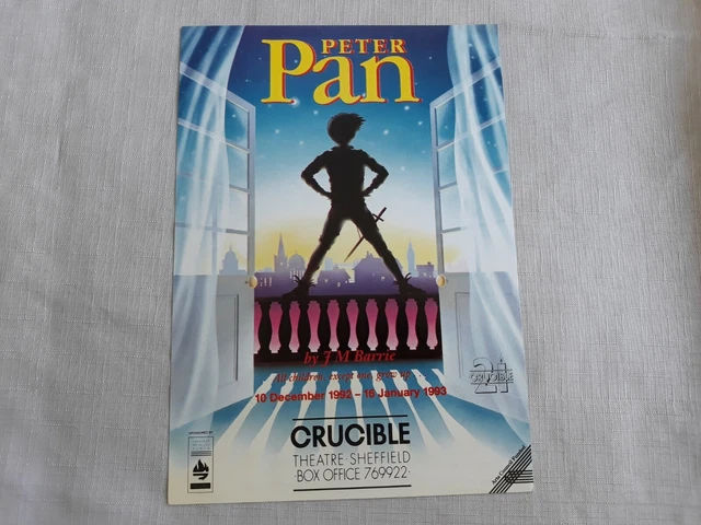 1992/93 PETER PAN - SHEFFIELD CRUCIBLE Theatre Flyer £1.99 - PicClick UK