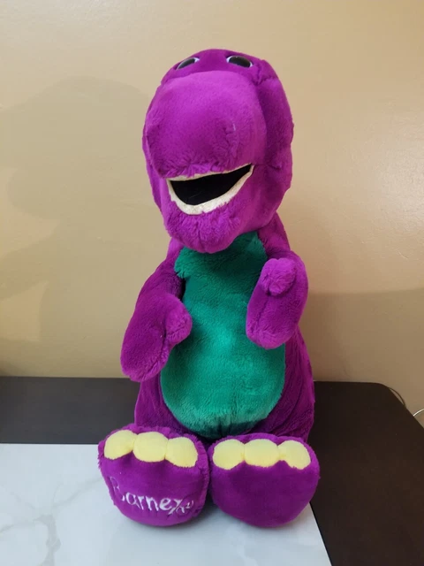 VINTAGE BARNEY THE Dinosaur Plush 20" Lyons Group 1992 Stuffed Animal Toy £13.21 - PicClick UK