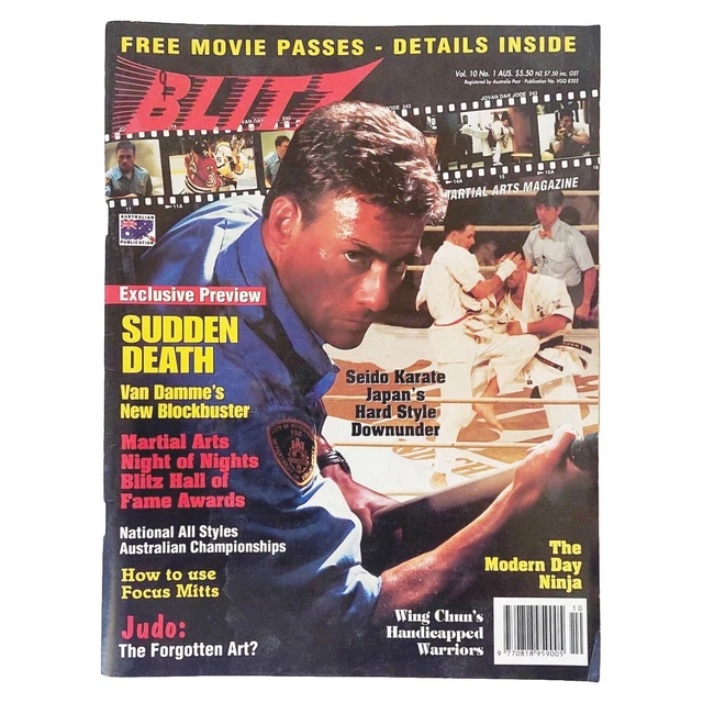MARTIAL ARTS BLITZ Magazine Volume 10 #1 | Van Damme Sudden Death ...