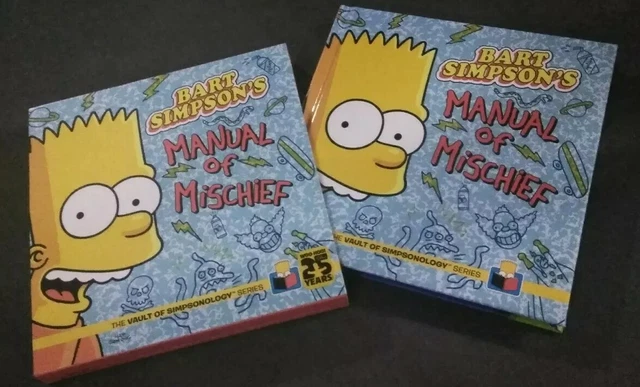 THE VAULT OF Simpsonology Series: Bart Simpson's Manual of Mischief £20 ...