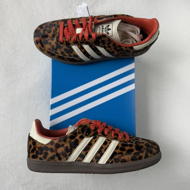 ADIDAS SAMBA OG ‘Preloved Red/Orange Leopard’ | UK 6 | JI2734 | Fast ...