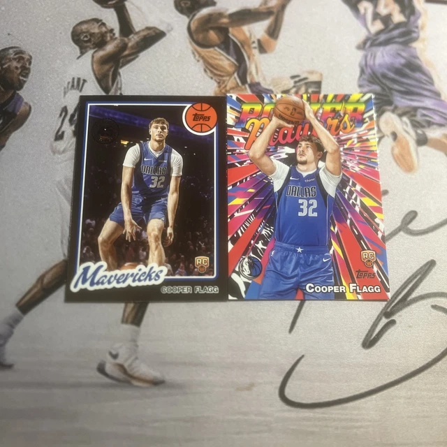 COOPER FLAGG TOPPS 2025-26 45th Anniversary Rookie RC Card w/ insert ...