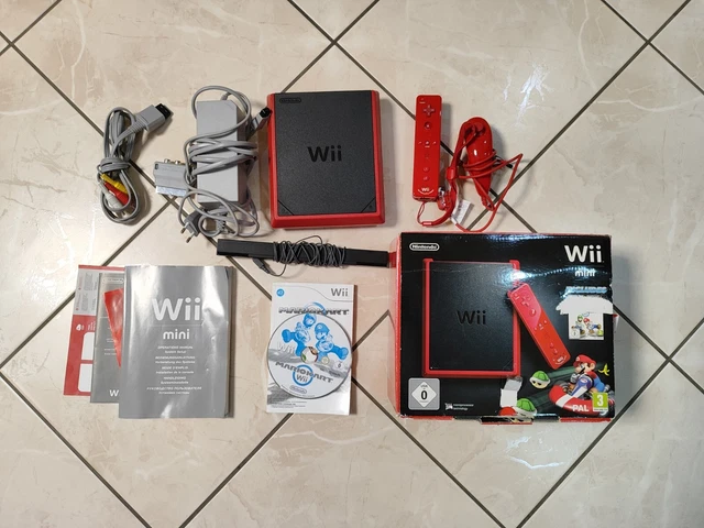 NINTENDO WII MINI Mario Kart Bundle Spielekonsole (PAL) - Rot EUR 69,99 ...