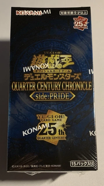 YU-GI-OH! - QUARTER CENTURY CHRONICLE SIDE:PRIDE - Pantalla EMBALAJE ORIGINAL - QCCP japonés EUR ...