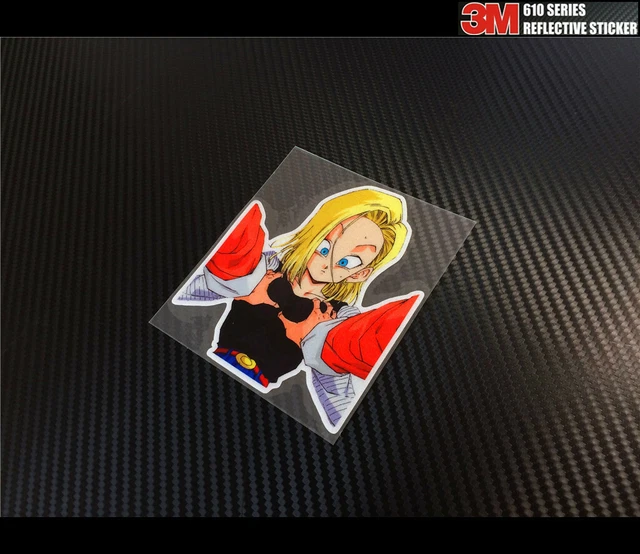 REFLECTIVE MASTER ROSHI OPPAI DRAGON BALL JDM Sticker #R09 EUR 5,51 ...