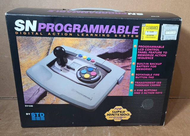 NEW SN PROGRAMMABLE Game Pad Super Nintendo SNES Arcade SV-336 ...
