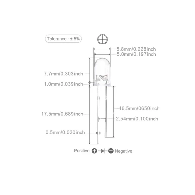 Light Emitting Diode Color Constant Or Flashing Lamps Lighting 18 34v £2494 Picclick Uk