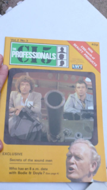 THE PROFESSIONALS CI5 Magazine Martin Shaw Lewis Collins Bodie Doyle Tv ...