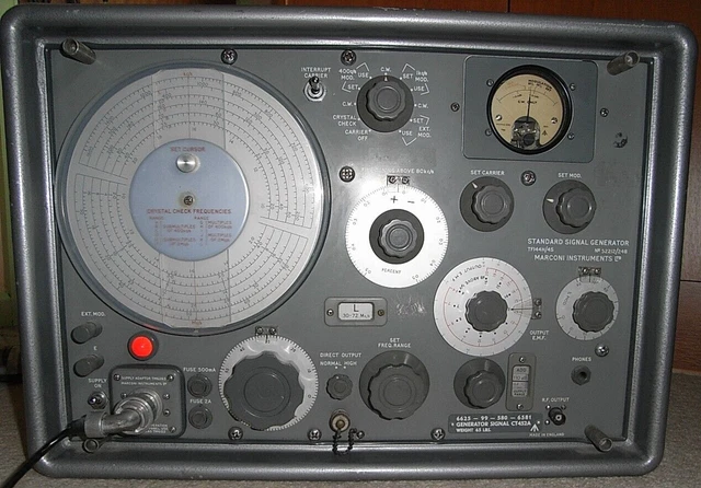 MARCONI INSTRUMENTS TF144H/4S Signal Generator, Service Manual, Mains ...