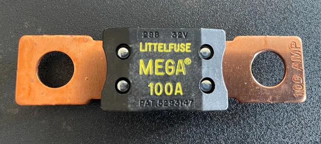 FUSIBILE MEGA 100A HELLA Fuse 8JS 742 902-001 GIALLO Alta Tensione ...