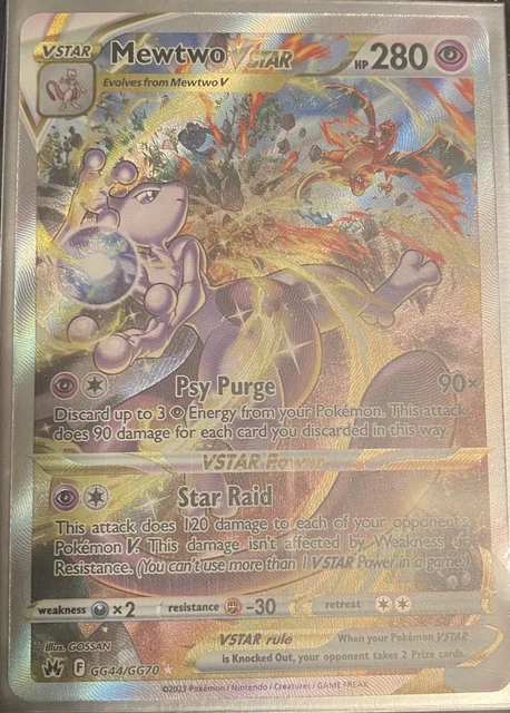 POKÉMON TCG MEWTWO VSTAR Crown Zenith: Galarian Gallery GG44/GG70 ...