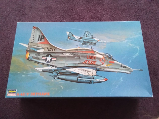 A-4E/F SKYHAWK , " Lady Jessie ", VA164, Hasegawa 1/32 scale plastic model kit £50.64 - PicClick UK