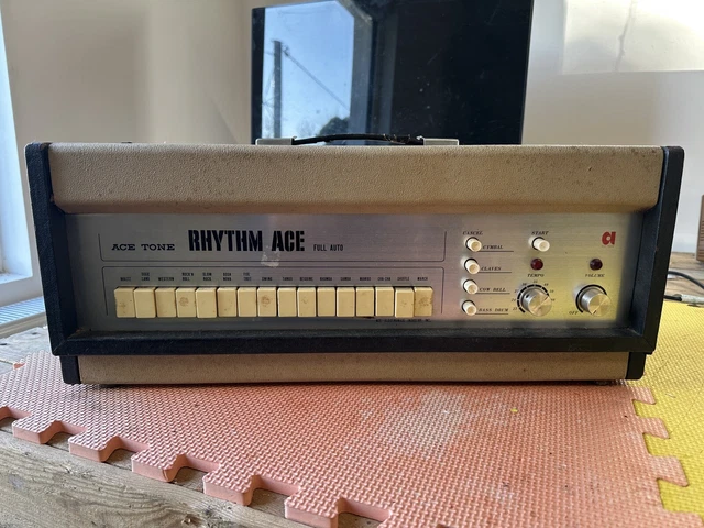 VINTAGE 1960'S ACE TONE RHYTHM ACE FR-1 Analogue Drum Machine Rare Resto Project £125.00 ...