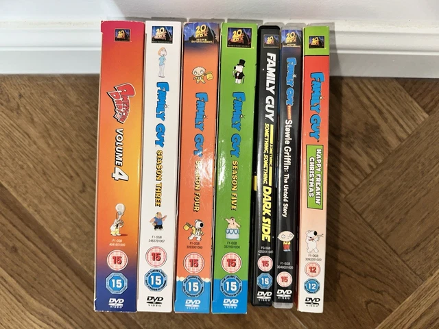 FAMILY GUY & American Dad DVD Boxset Bundle Complete Seasons And ...