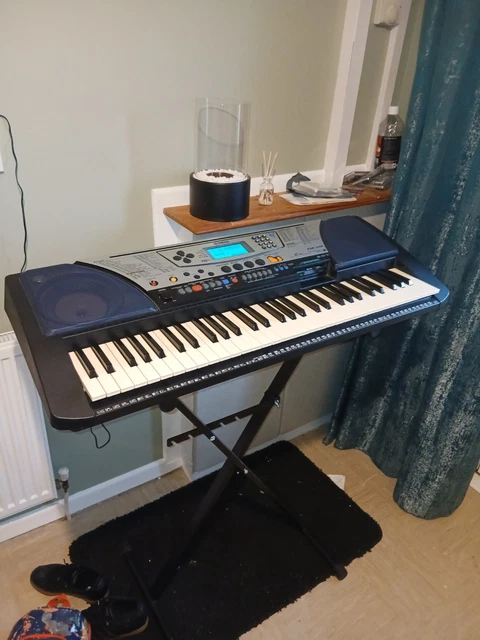 YAMAHA PORTATONE PSR-340 61-Key Electronic Keyboard - Black £312.70 ...