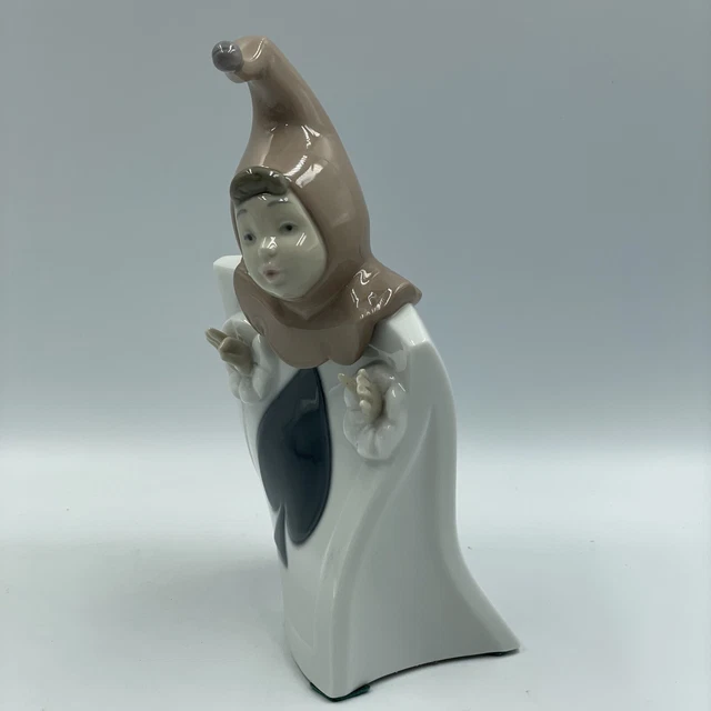 LLADRO NAO 'ACE of Spades’ Playing Cards Jester/Joker/Clown #1281 ...