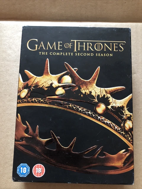 GAME OF THRONES - Series 2 - Complete (DVD, 2013, 5-Disc Set, Box Set ...