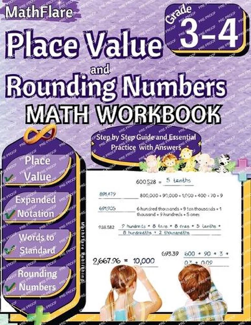 PLACE VALUE AND Expanded Notations Math Workbook 3rd and 4th Grade ...