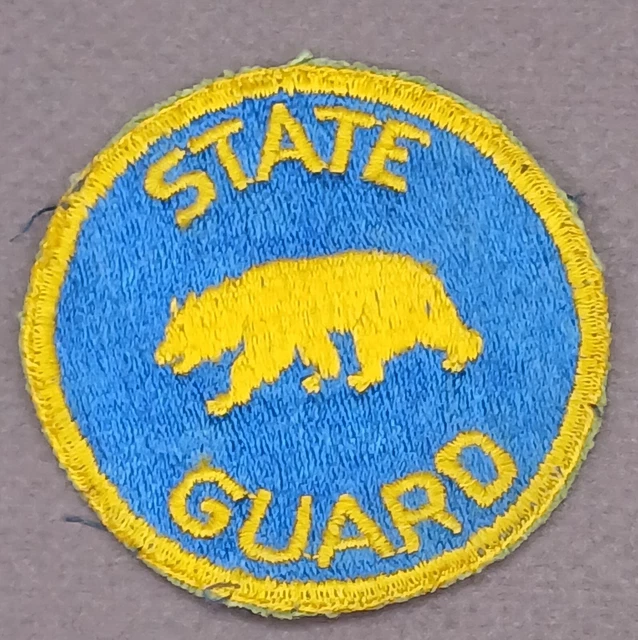 VINTAGE CALIFORNIA STATE Guard Uniform Badge £9.67 - PicClick UK