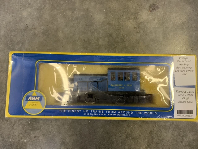 HO SCALE GE 35 Ton Switcher By AHM. Vintage Old New Stock $41.67 ...