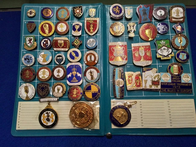 FOOTBALL BADGES RARE Collection European, Cup, League, Championship ...