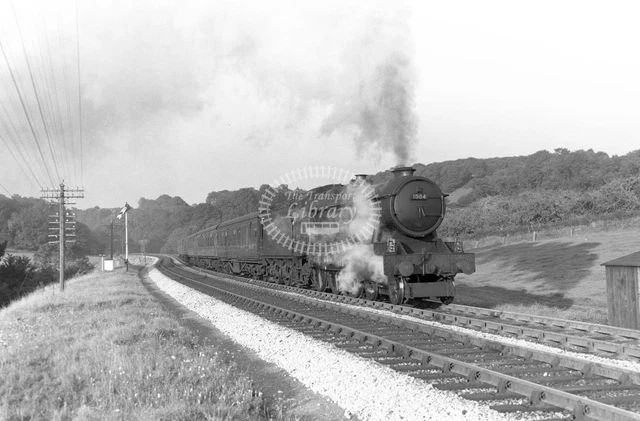 PHOTO BR BRITISH Railways Steam Locomotive GW '1000' County Dainton ...