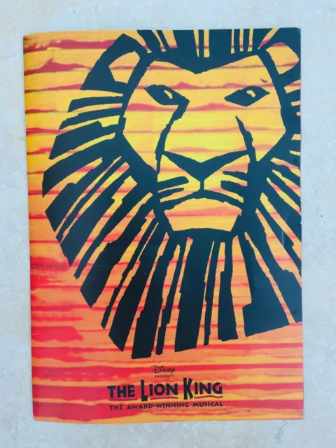 THE LION KING Musical Programme. Lyceum Theatre £2.99 - PicClick UK THE LION KING Musical Programme. Lyceum Theatre £2.99 - PicClick UK