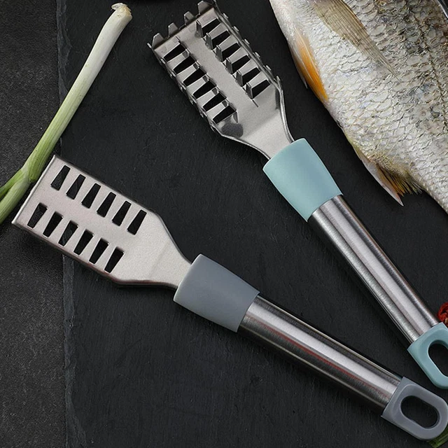 FISH SCALER SCRAPER stainless steel fish scaler scraper kitchen tool ...