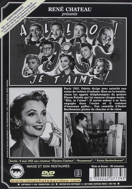 ALLO JE T'AIME !.. (Import) Robert Lamoureux Denise Grey Andre ...