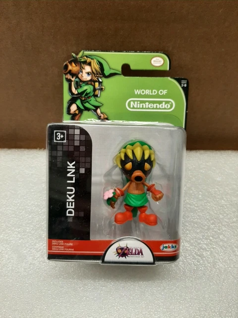 BRAND NEW WORLD of Nintendo Zelda Majora's Mask Deku Link 2in Figure ...