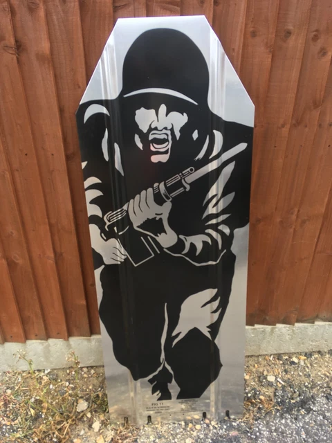 FIG 11 TARGET - BATTLE SHOOTING RANGE - ALUMINIUM METAL - BRITISH ...