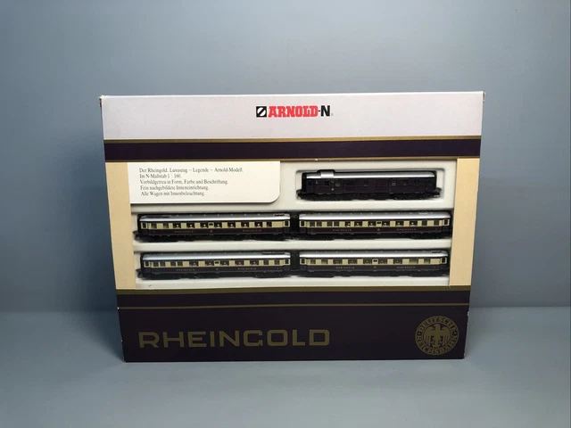 ARNOLD | 0142 Wagen-Set Rheingold Violett DRG Epoche II Spur N | in OVP #F2 EUR 50,00 - PicClick DE