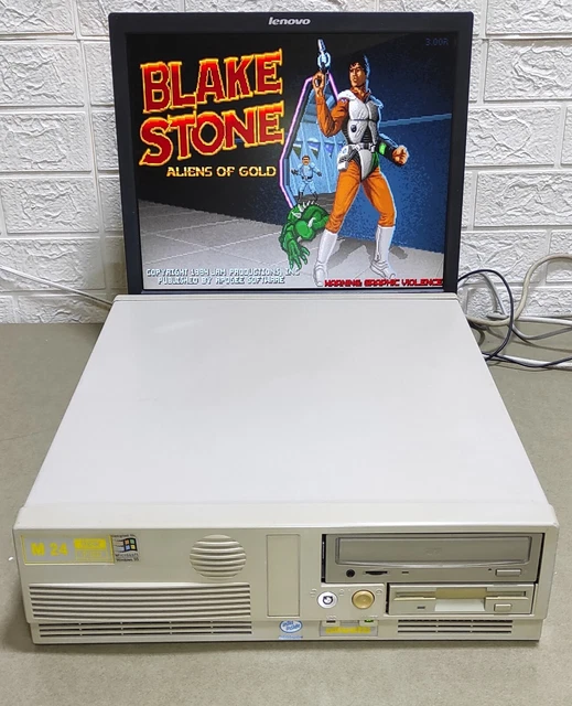 OLIVETTI NEW M24 P100 MS-DOS Windows 3.11 Retro PC ISA Slot Computer ...