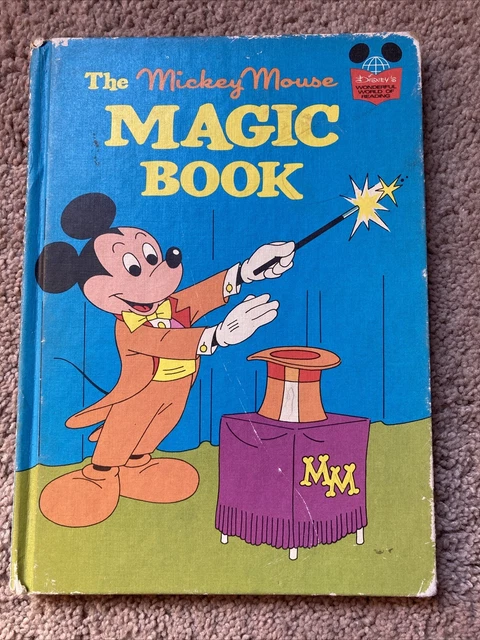 DISNEY THE MICKEY Mouse Magic Book, Random House 1974 Vintage Kids ...