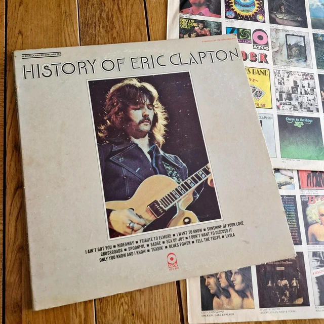 ERIC CLAPTON - History Of Eric Clapton, double album vinyle, ATCO SD 2 ...