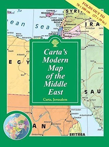 CARTA'S MAP OF the Middle East £13.59 - PicClick UK