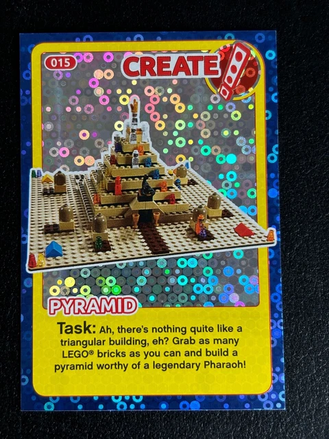 2018 LEGO CARD create the world incredible inventions Pyramid #15 EUR 1 ...